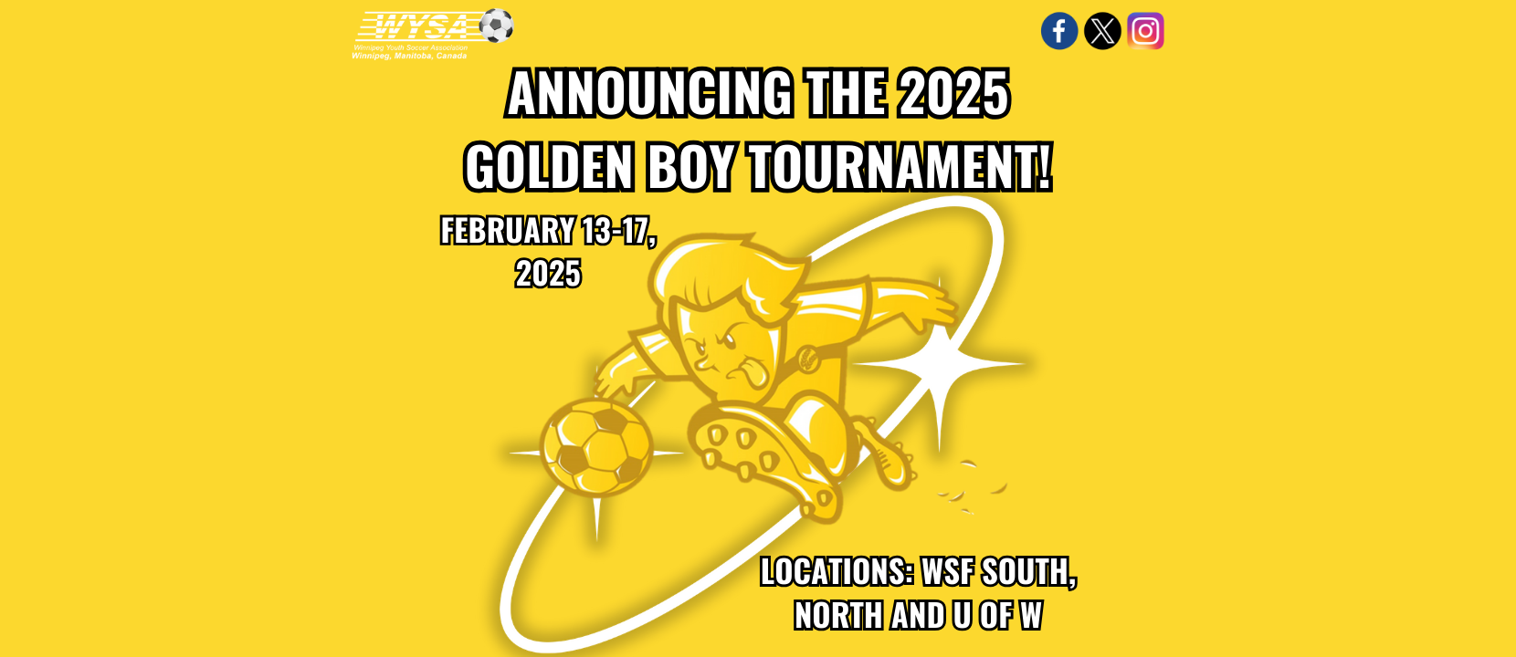 Winnipeg Youth Soccer Association : Website by RAMP InterActive